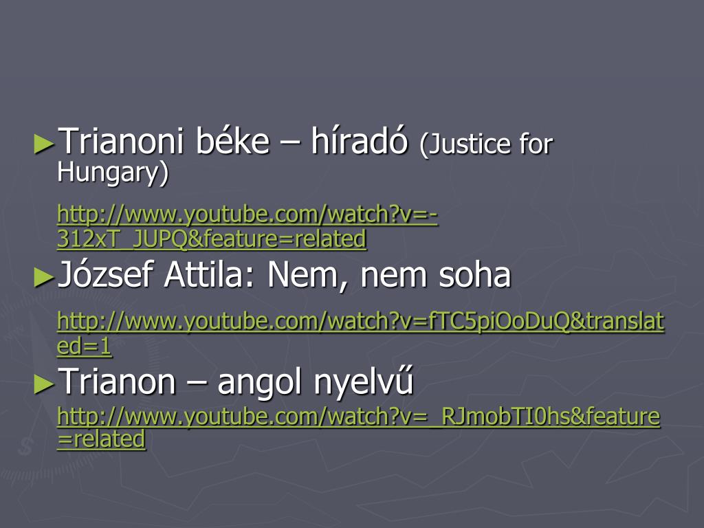PPT - A trianoni béke és következményei PowerPoint Presentation, free ...