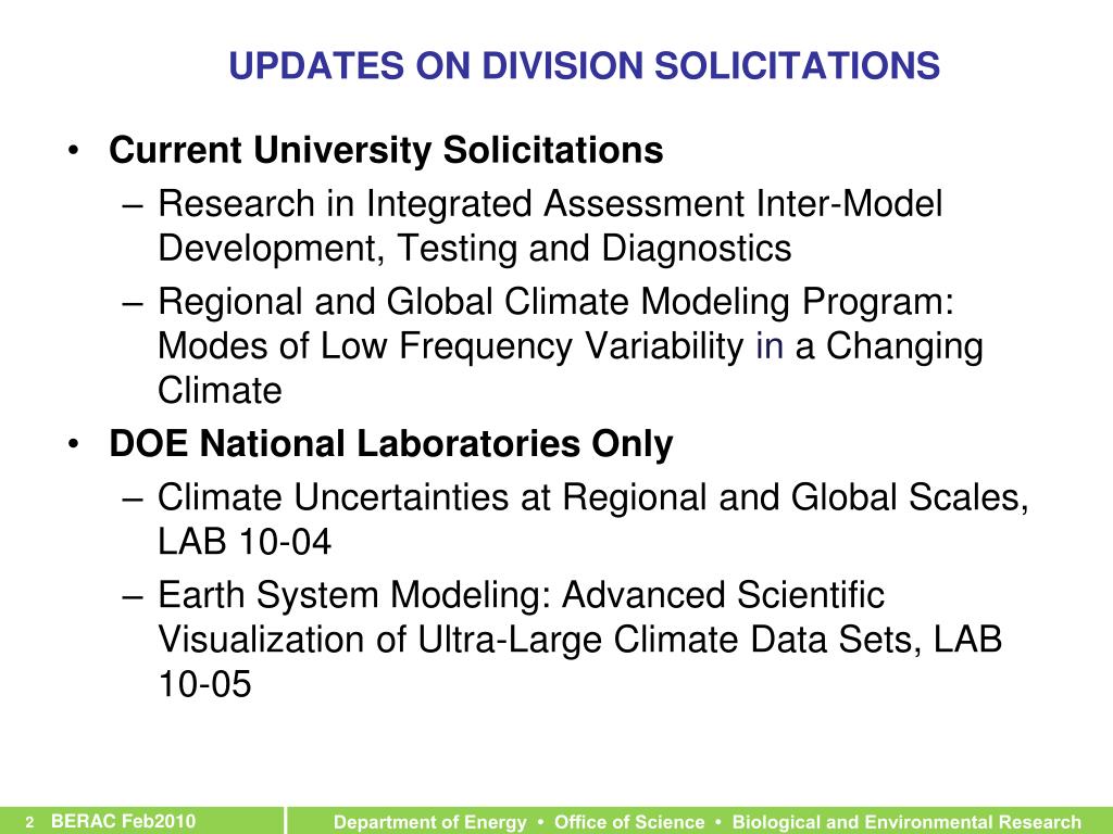PPT - Wanda R. Ferrell, Ph.D. Acting Director Climate and Environmental ...