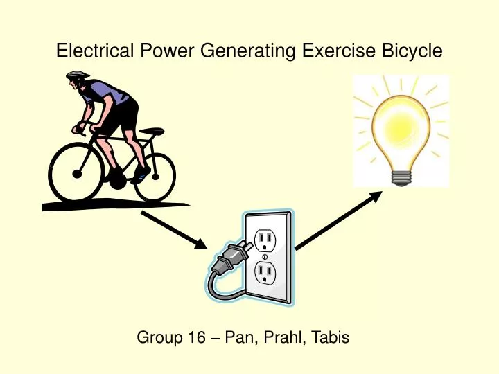 PPT - Electrical Power Generating Exercise Bicycle PowerPoint ...