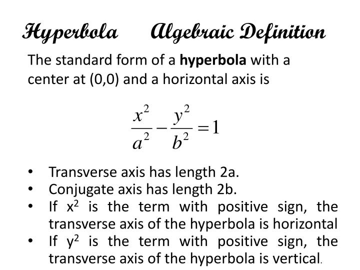 PPT - Conic Sections Parabola Ellipse Hyperbola PowerPoint Presentation ...