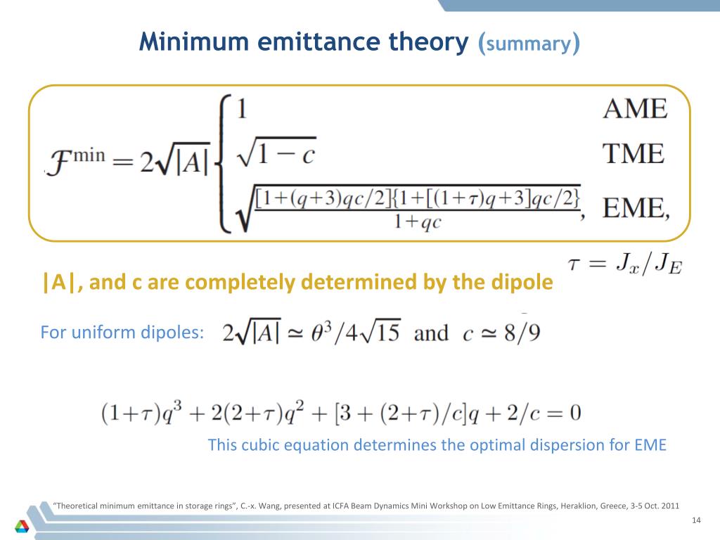 PPT - Experience on GA optimization of photoinjector and minimum ...