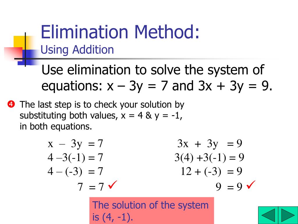 Ppt Solving Systems Of Linear Equations Powerpoint Presentation Free