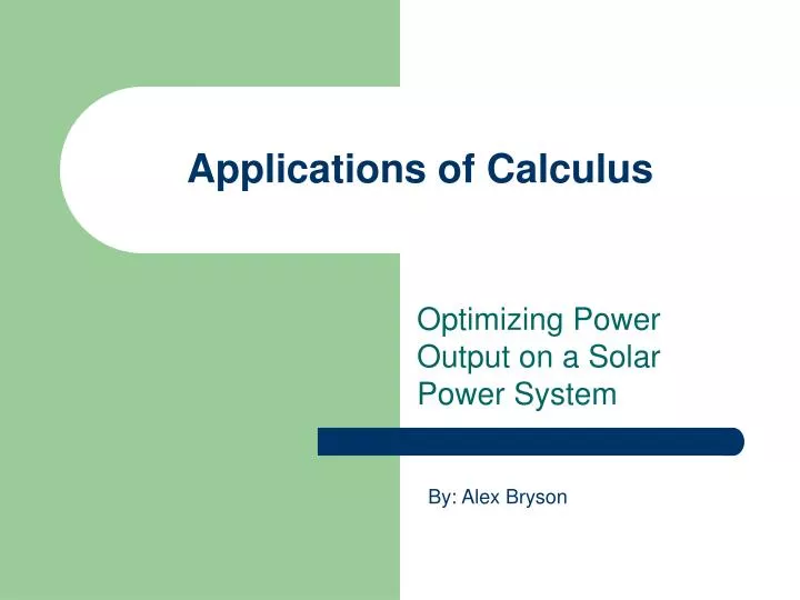 PPT - Applications of Calculus PowerPoint Presentation, free download ... PPT - Applications of Calculus PowerPoint Presentation, free download ...