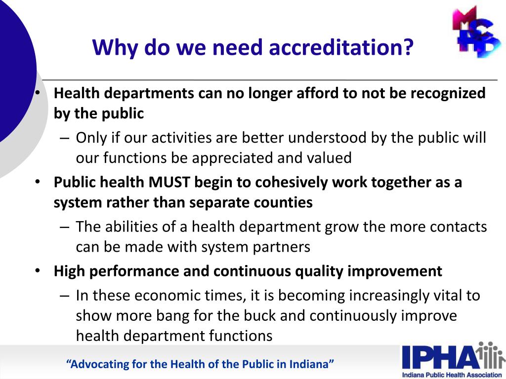 PPT - National Voluntary Accreditation for Local Health Departments ...
