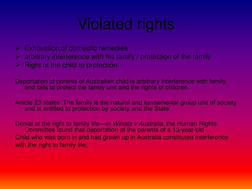 PPT - HUMAN RIGHTS IN AUSTRALIA PowerPoint Presentation, free download ...