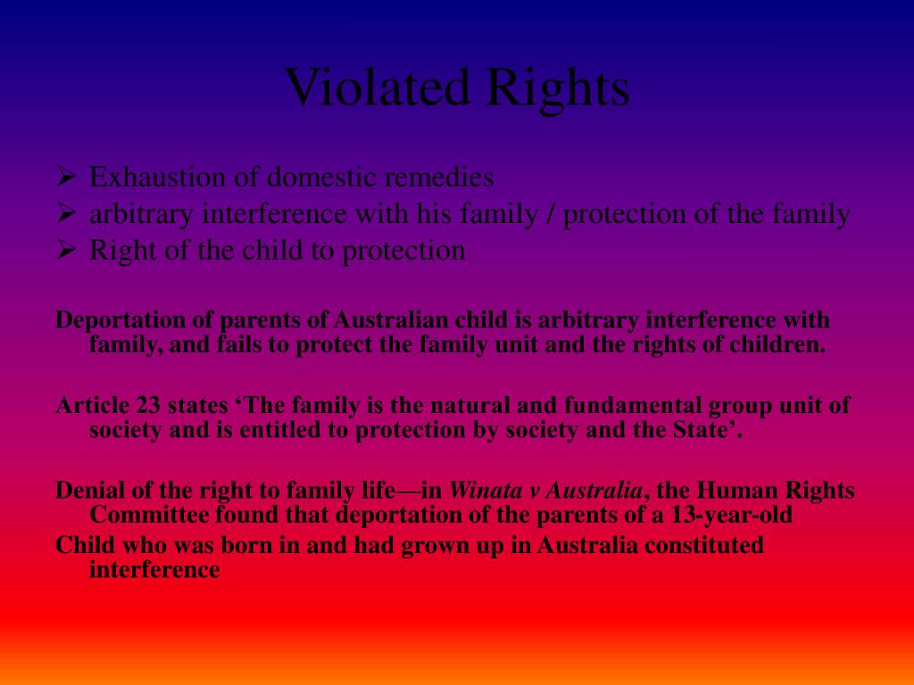 PPT - HUMAN RIGHTS IN AUSTRALIA PowerPoint Presentation, free download ...