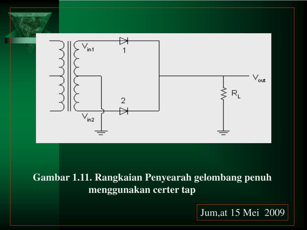PPT - FULL-WAVE RECTIFIER (penyearah gelombang penuh) PowerPoint ...