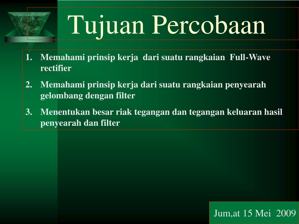 PPT - FULL-WAVE RECTIFIER (penyearah gelombang penuh) PowerPoint ...