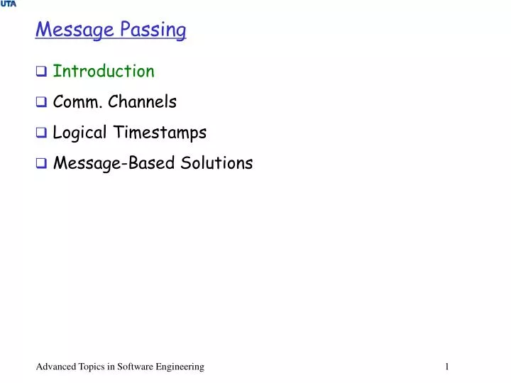 Ppt Message Passing Powerpoint Presentation Free Download Id 1800862