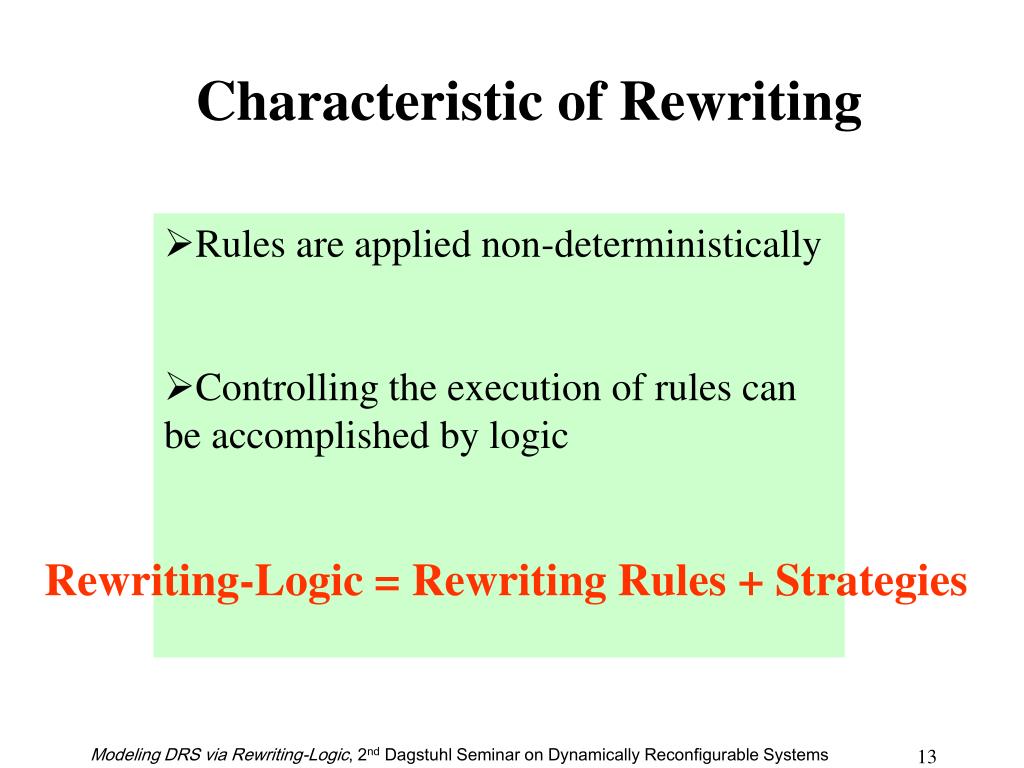 Ppt Modeling Dynamically Reconfigurable Systems Via Rewriting Logic Modeling And Simulation
