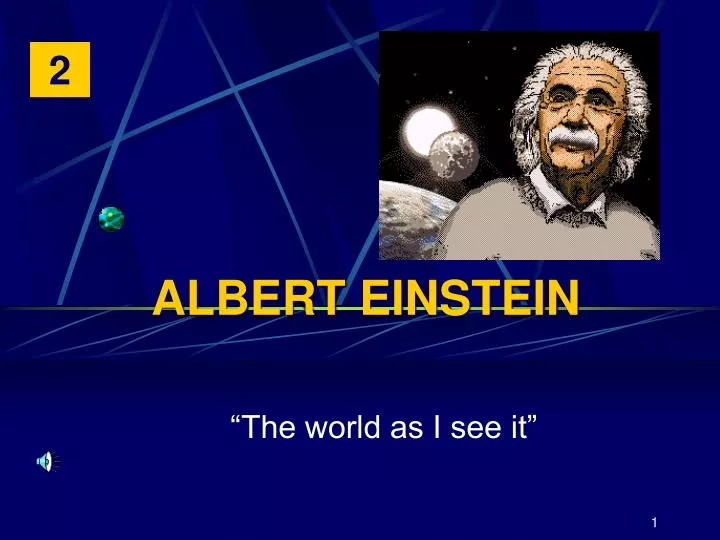 PPT - ALBERT EINSTEIN PowerPoint Presentation, free download - ID:1800882