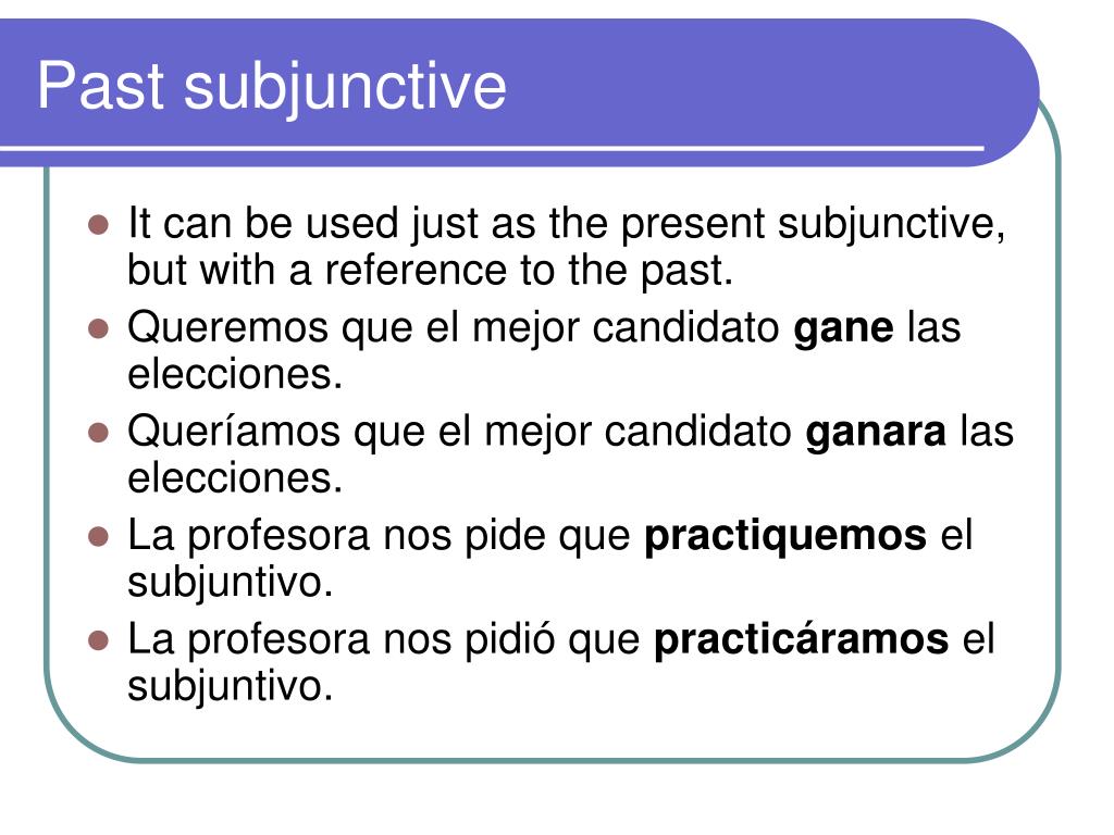 PPT - Mastering Spanish Subjunctive: Present, Past, and Perfect Forms ...