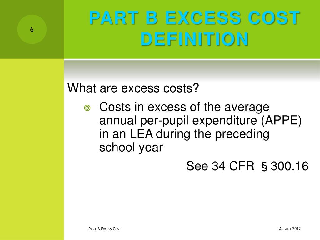 PPT - Excess Cost Debra Jennings Lynne Fairfax Slide Presentation by ...