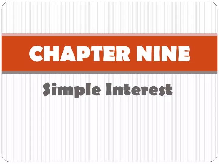 PPT - CHAPTER NINE PowerPoint Presentation, free download - ID:1801339