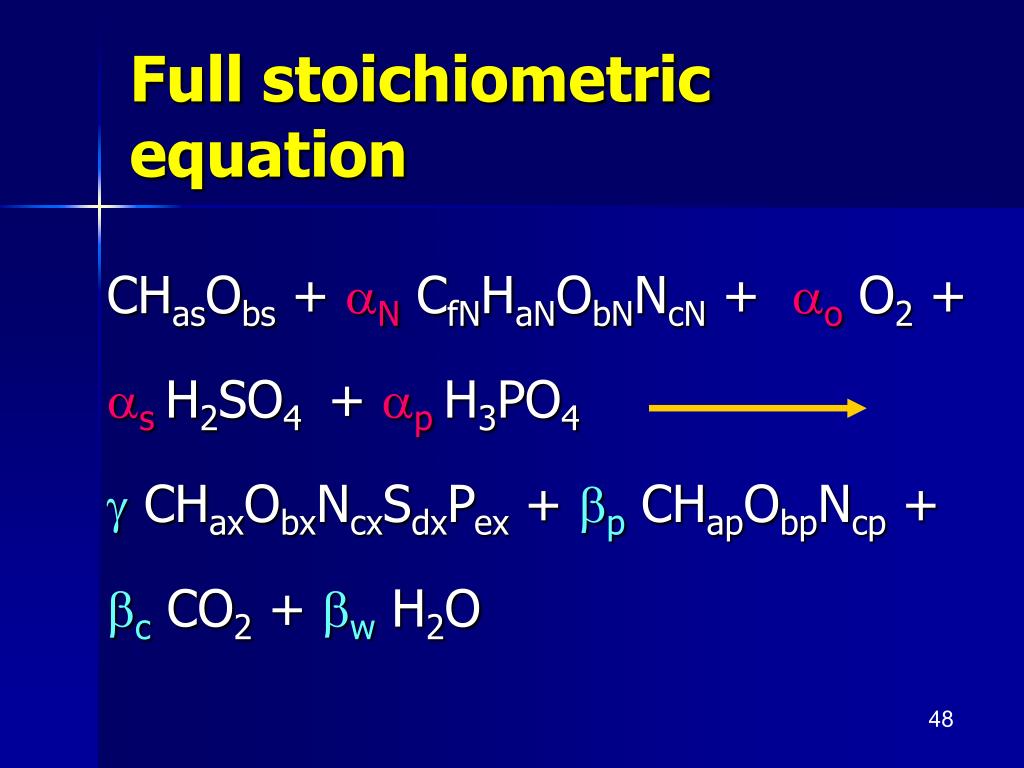 PPT - 2. Stoichiometric Aspects of Metabolism PowerPoint Presentation ...