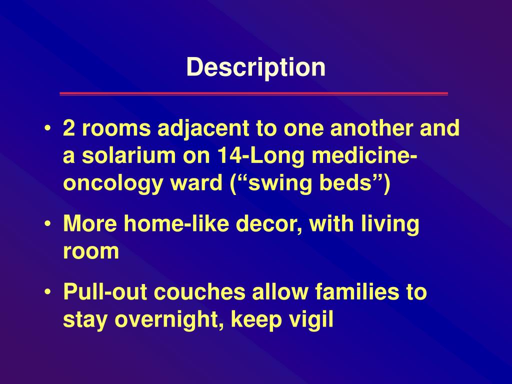 PPT - Establishing a Palliative Care Unit: The UCSF Comfort Care Suites ...