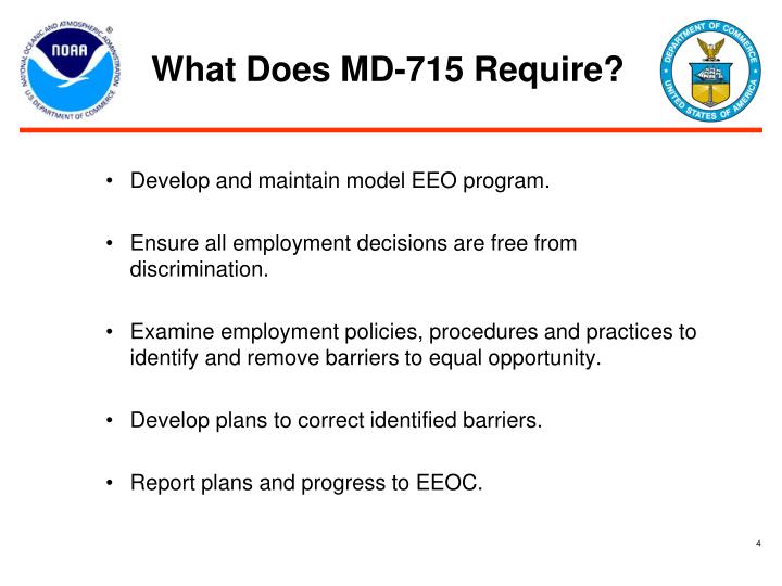 PPT - MANAGEMENT DIRECTIVE 715 (MD-715) PowerPoint Presentation - ID ...