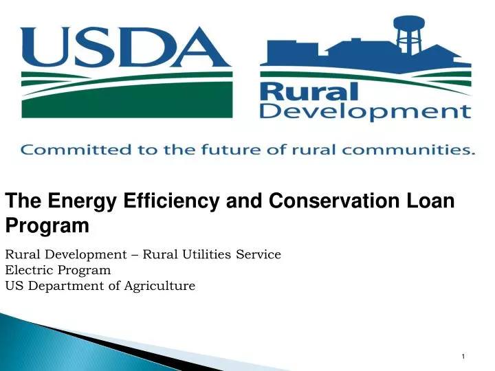 PPT - The Energy Efficiency and Conservation Loan Program Rural ...