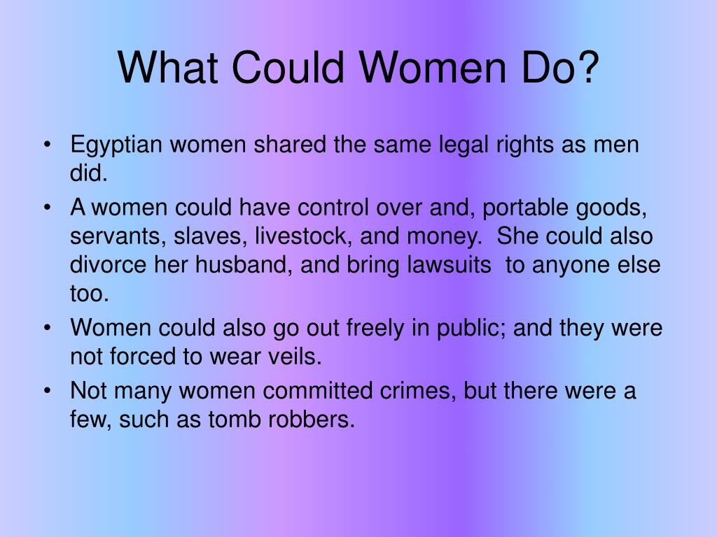 PPT - Role of Women in Ancient Egypt PowerPoint Presentation, free ...