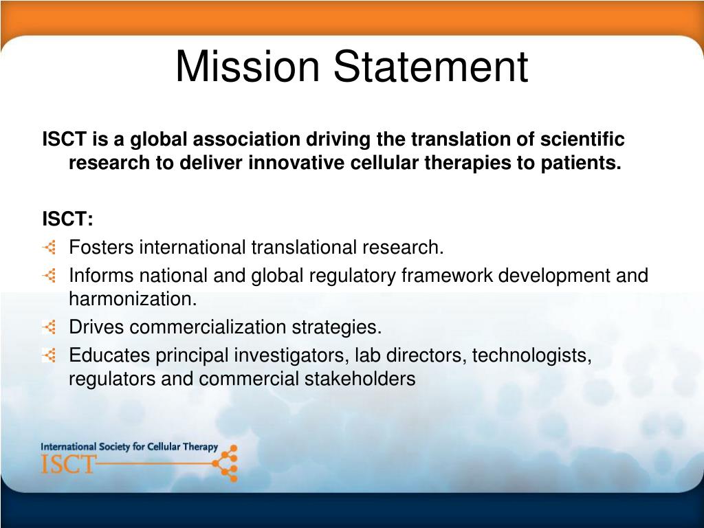 PPT - The International Society For Cellular Therapy PowerPoint ...