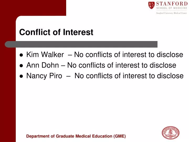 PPT - Conflict of Interest PowerPoint Presentation, free download - ID:1802921