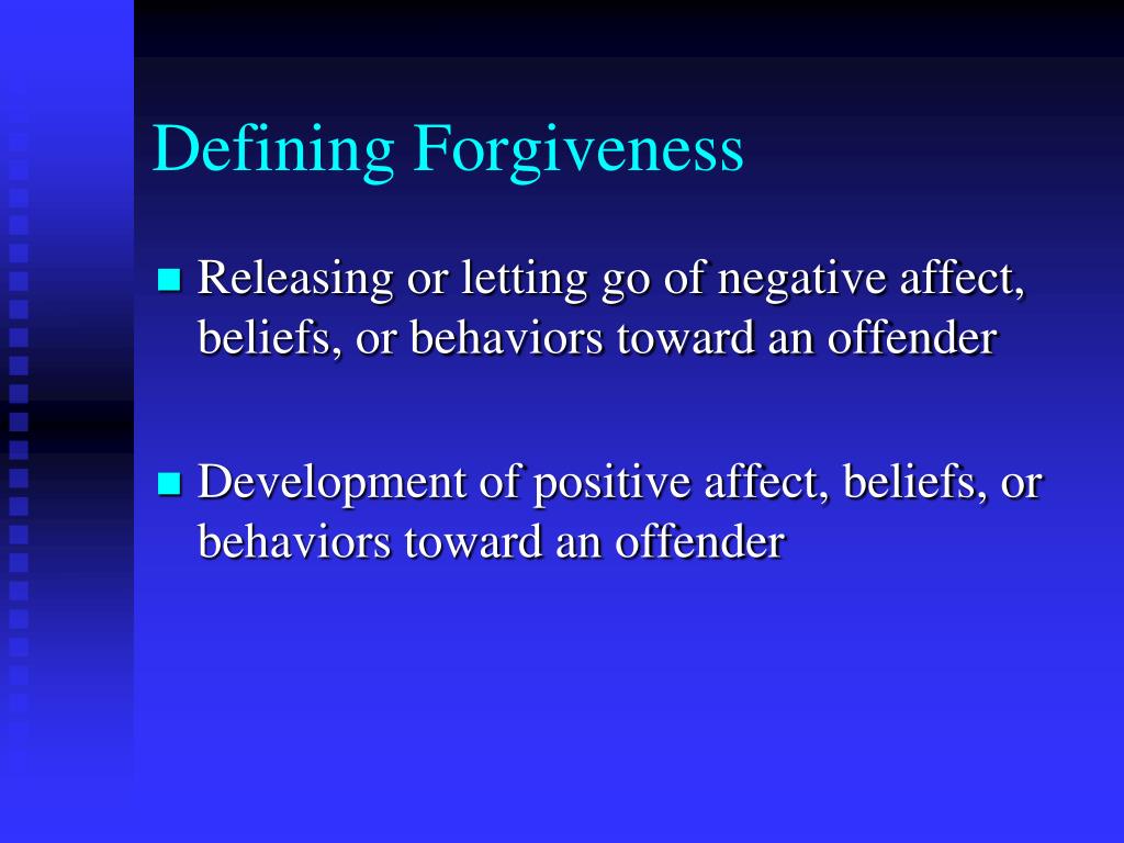 PPT - Forgiveness in Mind, Body, and Spirit: Healing Emotional Wounds ...