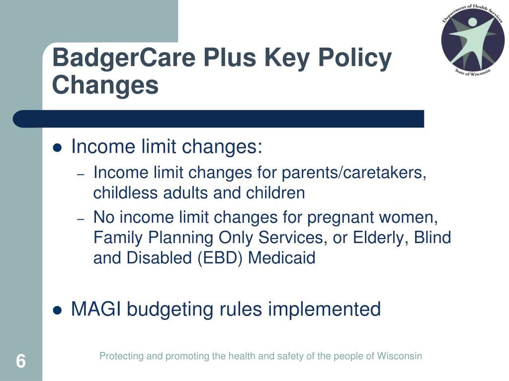 PPT - Health Care Options 2014 BadgerCare Plus & The Marketplace ...