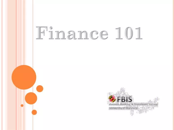 PPT - Finance 101 PowerPoint Presentation, free download - ID:1803324