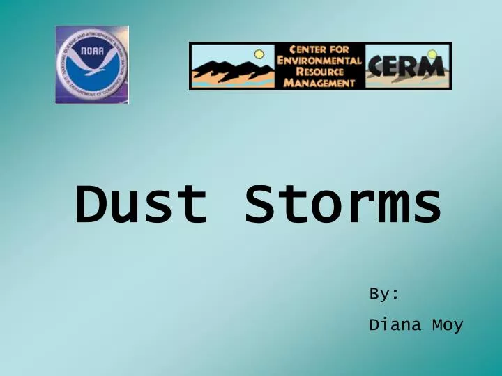 PPT - Dust Storms PowerPoint Presentation, free download - ID:1803364