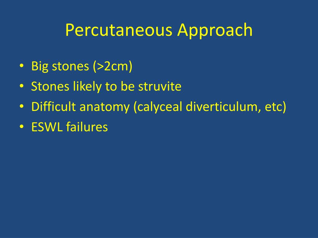 PPT - Surgical Treatment of Renal and Ureteral Stones PowerPoint ...