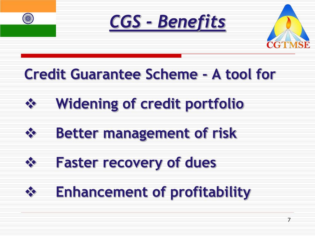 PPT - GREETINGS from INDIA & Credit Guarantee Fund Trust for Micro and ...