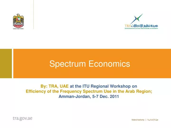 PPT - Spectrum Economics PowerPoint Presentation, free download - ID ...