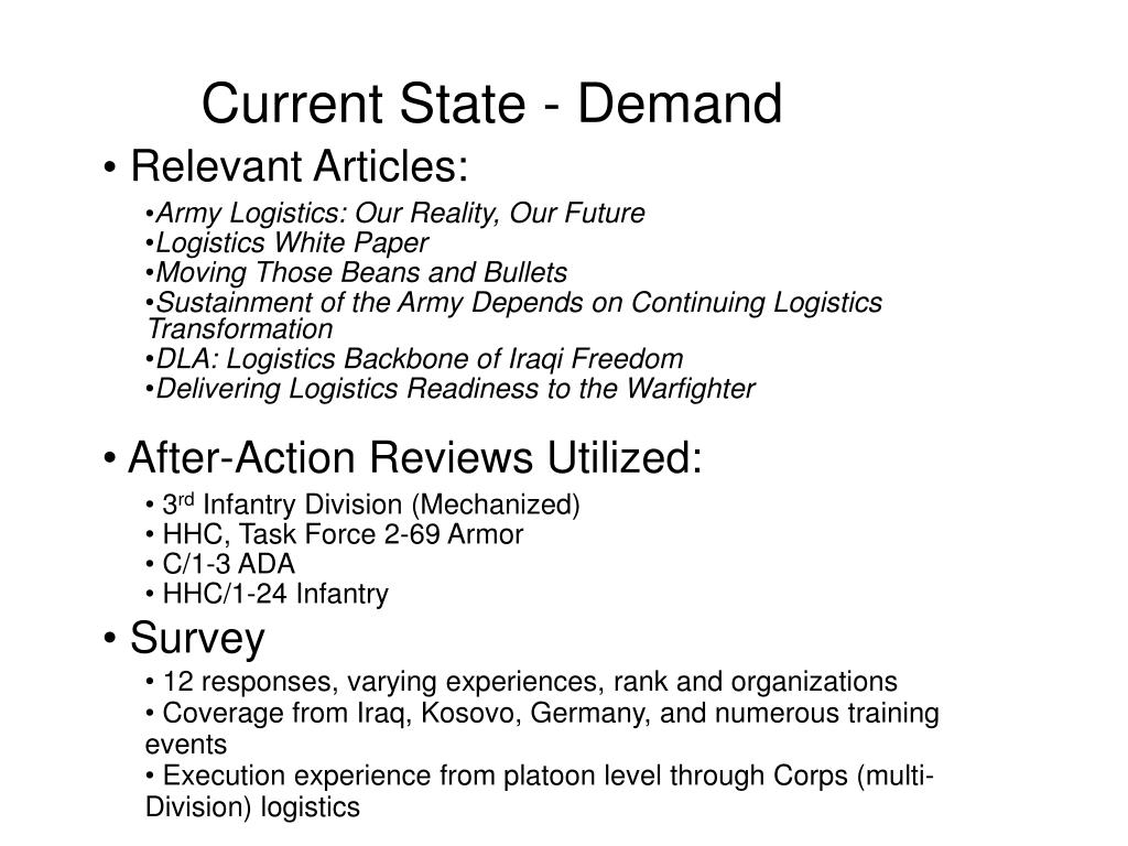PPT - Military Logistics Cargo Distribution Management for the Next ...