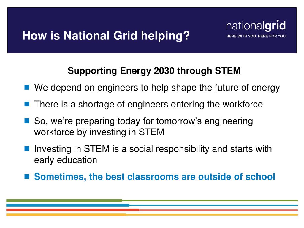 PPT - National Grid’s Commitment to STEM Marcy L. Reed President ...