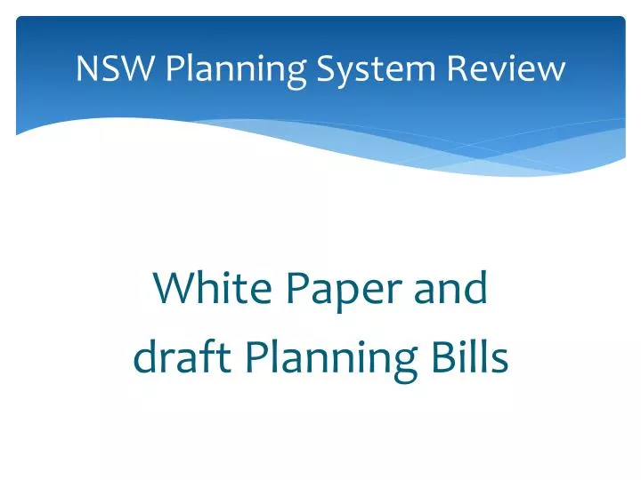 PPT - NSW Planning System Review PowerPoint Presentation, free download ...