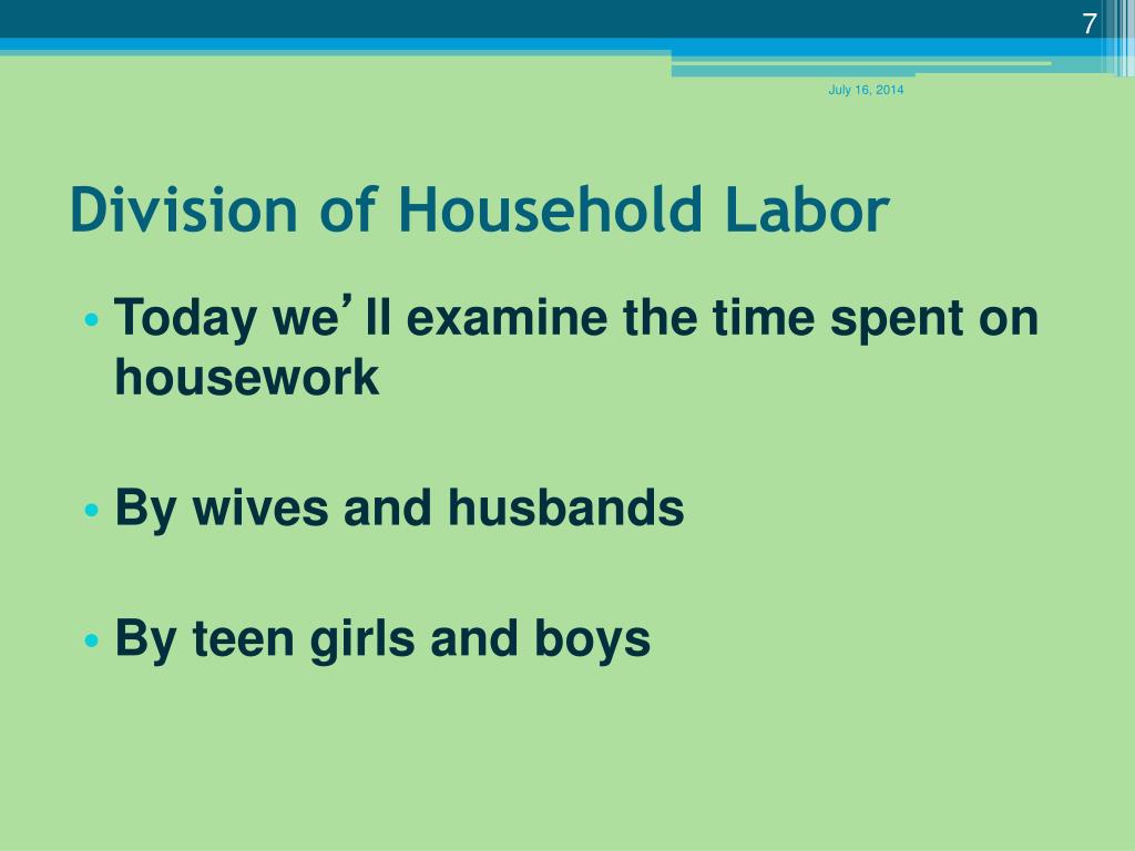 PPT - The Division of Household Labor PowerPoint Presentation, free ... PPT - The Division of Household Labor PowerPoint Presentation, free ...