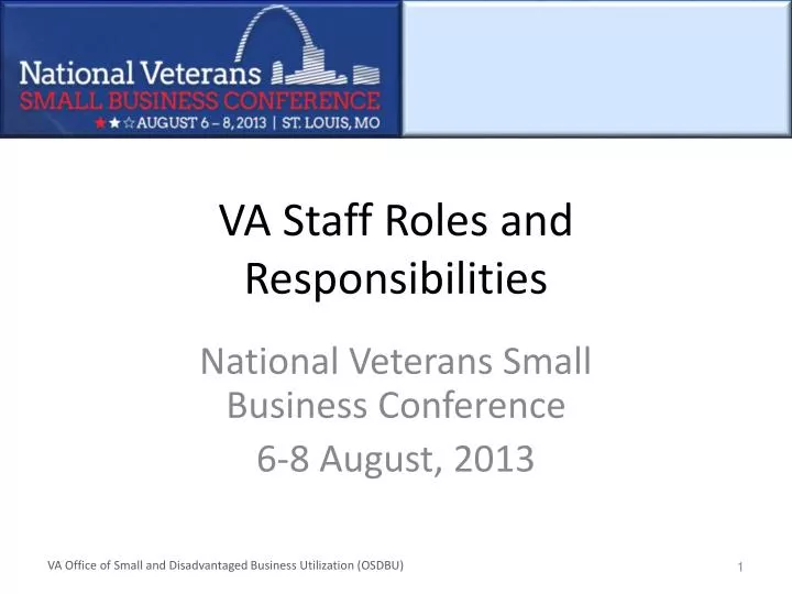 PPT - VA Staff Roles and Responsibilities PowerPoint Presentation, free ...