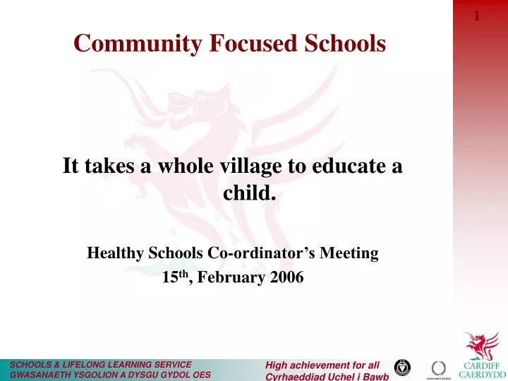 PPT - Community Focused Schools PowerPoint Presentation, free download ...