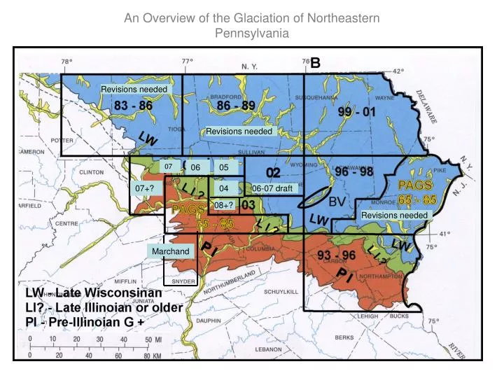 PPT - An Overview of the Glaciation of Northeastern Pennsylvania ...