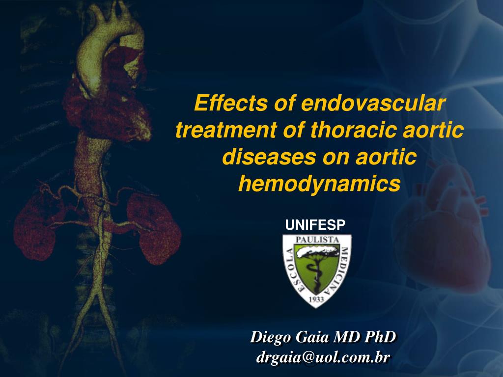 PPT - Effects of endovascular treatment of thoracic aortic diseases on ...