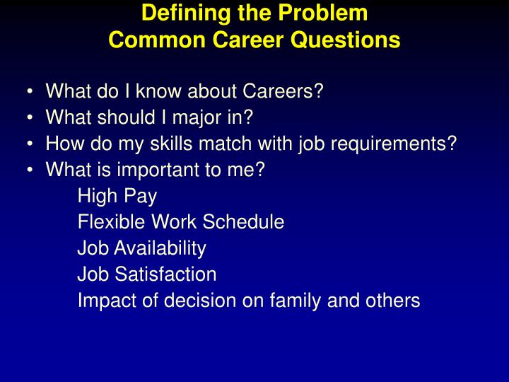 PPT - CAREER DECISION-MAKING PowerPoint Presentation - ID:1807686