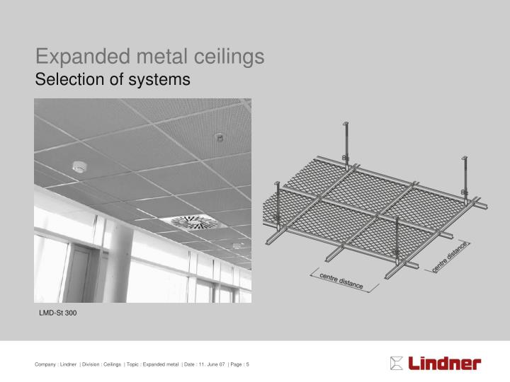 PPT - Lindner Metal Ceilings Expanded metal solutions PowerPoint ...