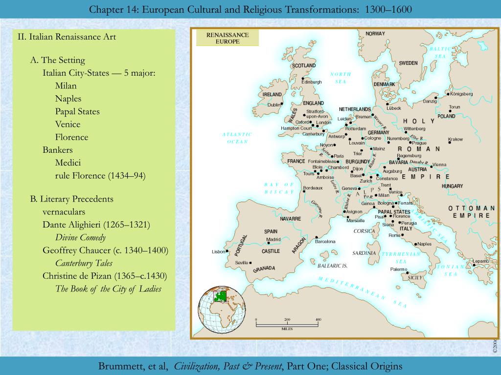 PPT - I. Late Medieval Background II. Italian Renaissance Art III. The ...