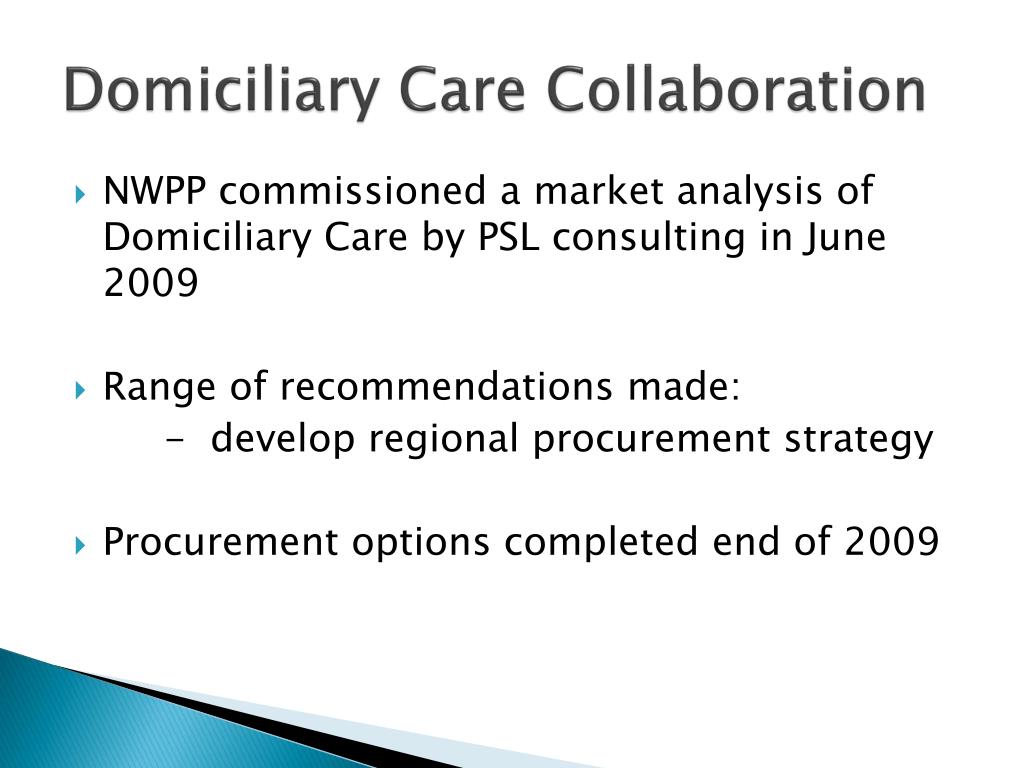 PPT - North Wales Domiciliary care Collaboration PowerPoint ...