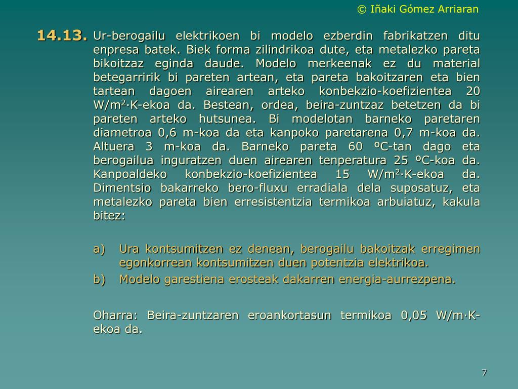 PPT - Beroaren transmisiorako mekanismoak PowerPoint Presentation, free download - ID:1808719