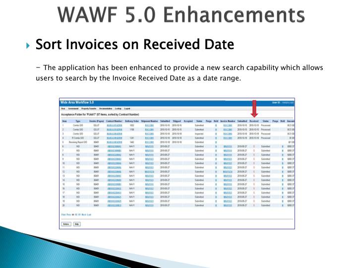 PPT - Wide Area Work Flow (WAWF) PowerPoint Presentation - ID:1808968