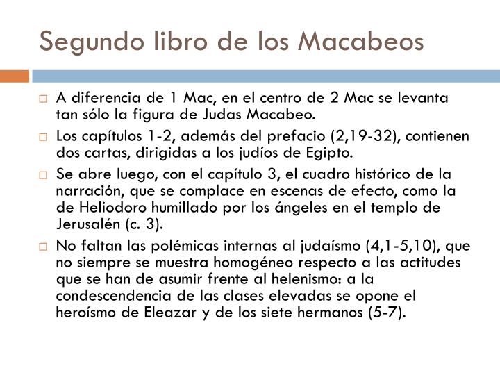 PPT - Los Macabeos PowerPoint Presentation - ID:1809451