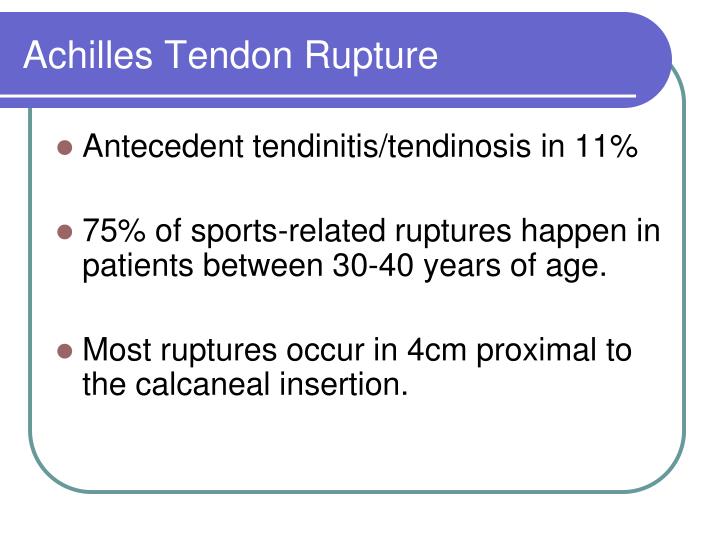 PPT - Achilles Tendon Rupture PowerPoint Presentation - ID:1809576