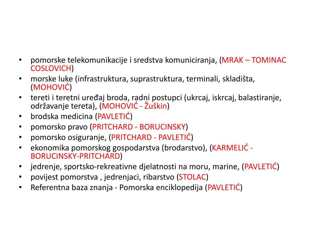 PPT - 2. radionica 16. p rosinca 2011. Pomorski fakultet Sveučilišta u Rijeci PowerPoint ...