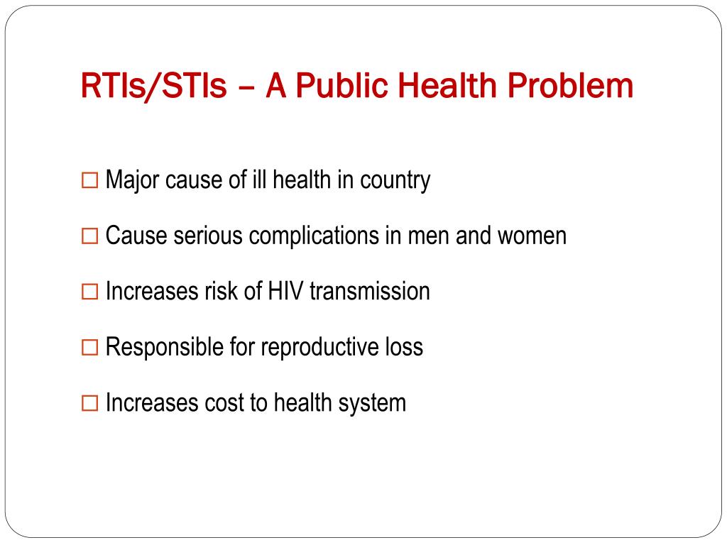 PPT - RTI/STI MANAGEMENT AND PREVENTION Dr. Dilip Kumar Das Community ...
